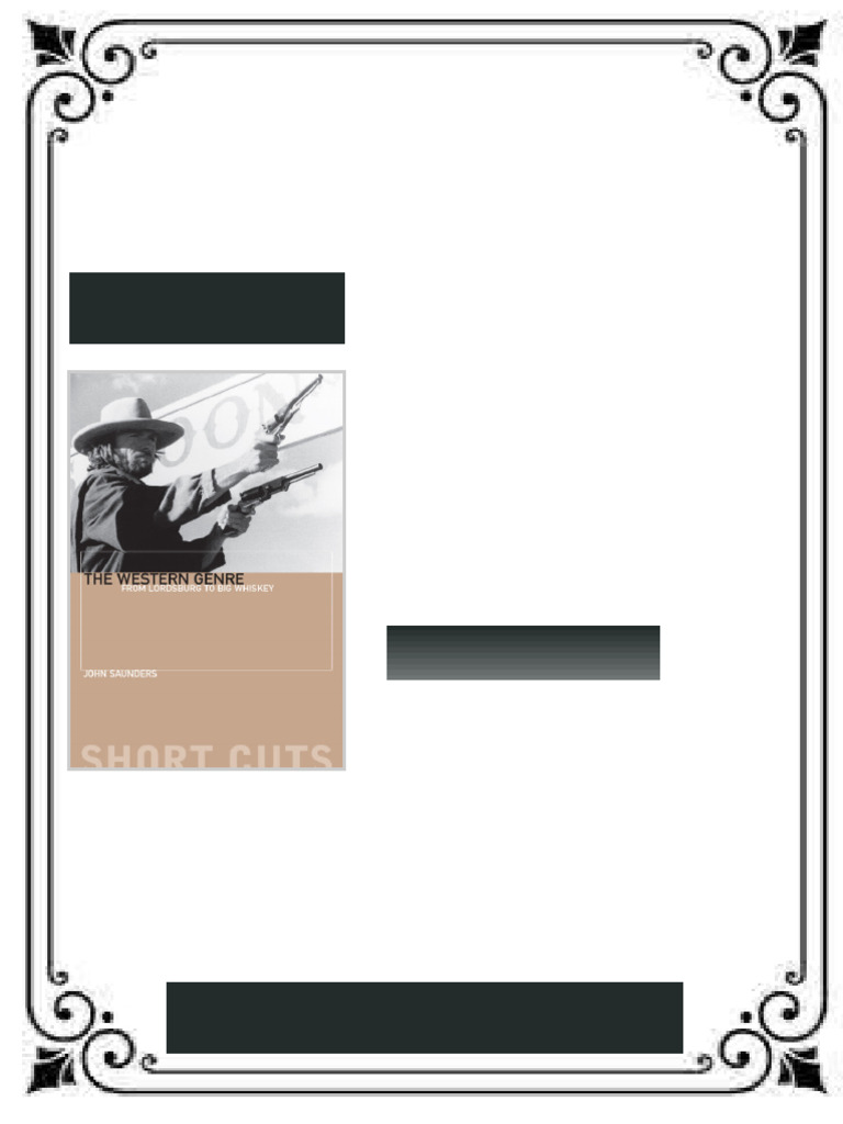 8378the Western Genre From Lordsburg To Big Whiskey John Saunders Ebook ...