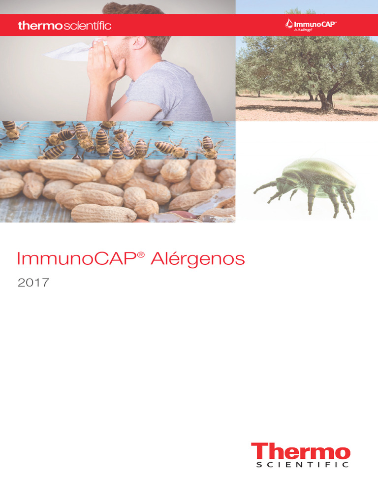 Folleto de Alergenos ImmunoCAP | PDF | Plantas comestibles | Cocina vegana