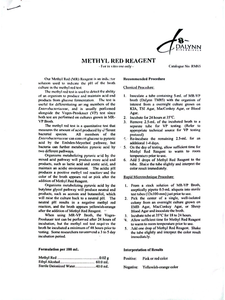 Identification of Microorganism | PDF