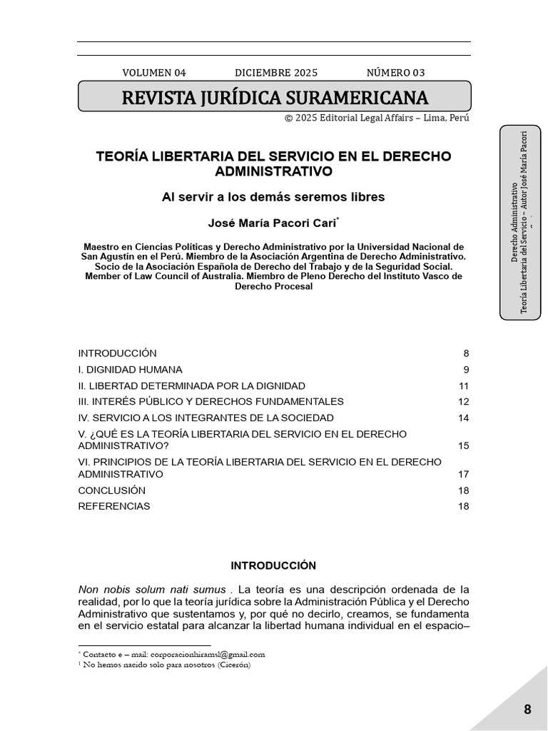 Teoría Libertaria del Servicio Administrativo | PDF | Administración ...