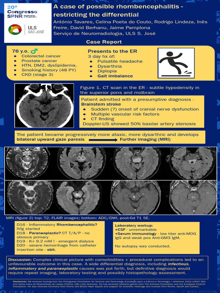 A Case of Possible Rhombencephalitis | PDF | Diseases And Disorders ...