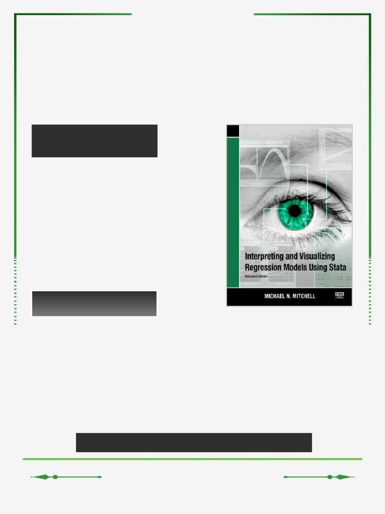 Interpreting and Visualizing Regression Models Using Stata 2nd Edition ...