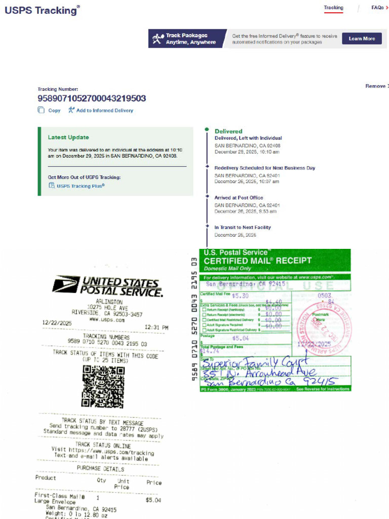 This Is A Claim, and Demand For Court Clerk Supervisor TONYA SOWERS ...