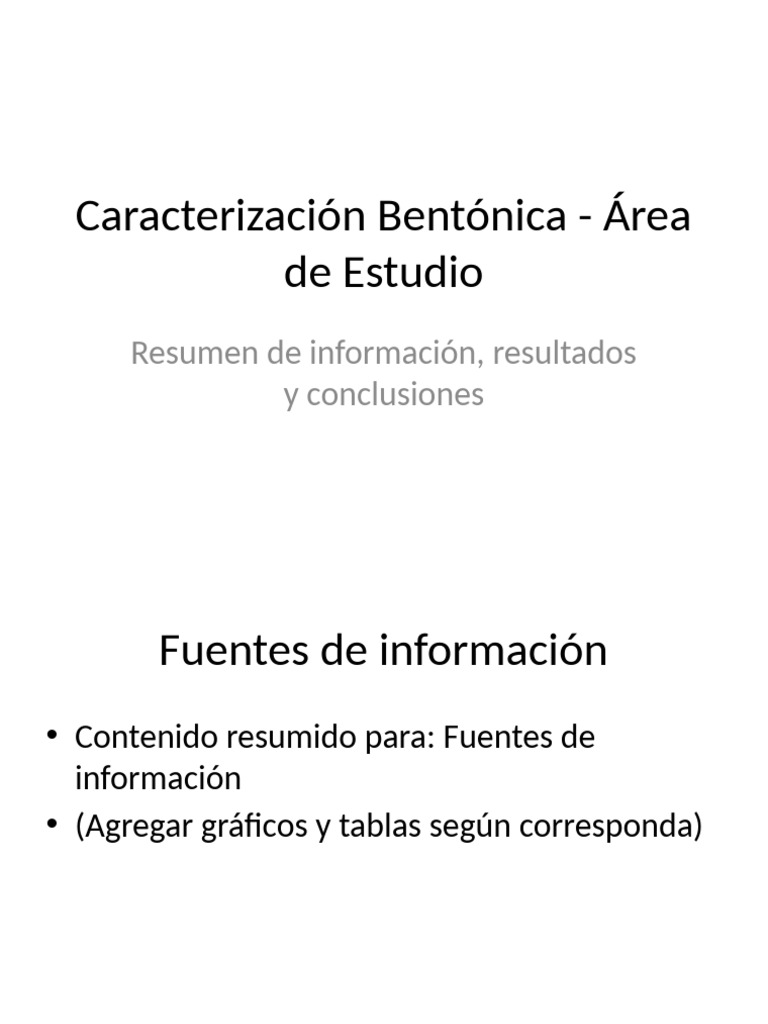 Presentacion Bentonico | PDF