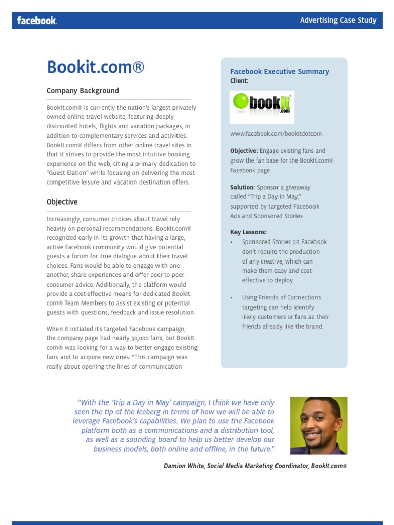 Facebook Ad Case Study | PDF | Advertising | Social Media Marketing
