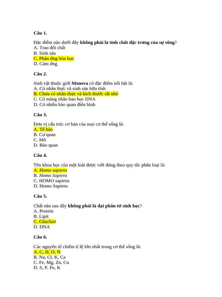 SHDC Giữa kỳ 1 đề 1 | PDF