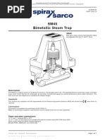 Forbes Marshall CMTD42M-F Steam Trap | PDF | Valve | Steam