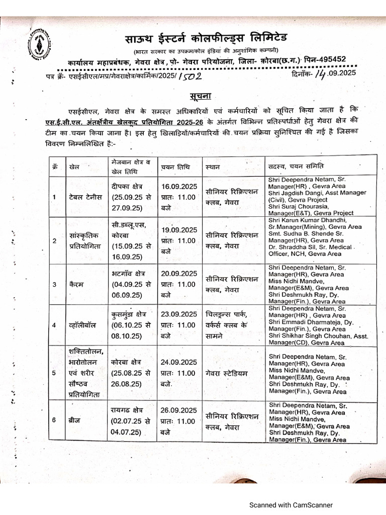 Sports Trial Date-1 | PDF