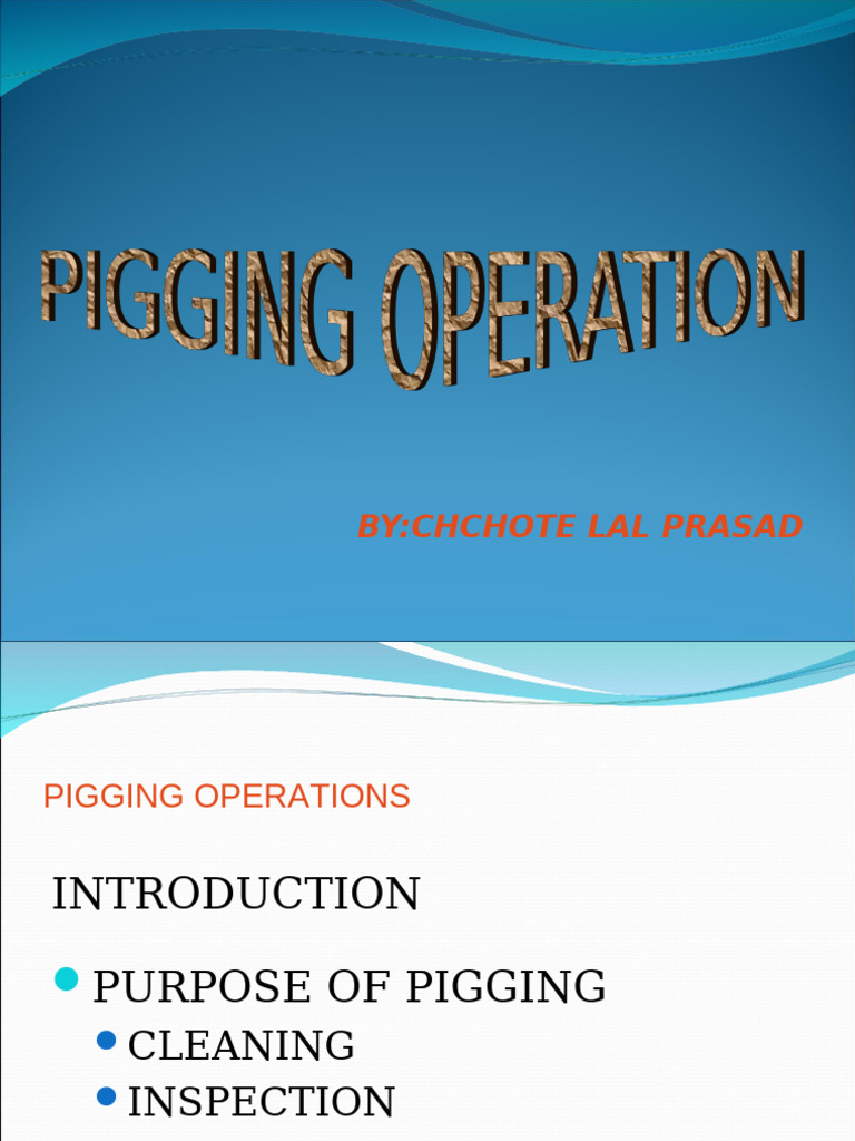 Overview of Pigging Operations | PDF