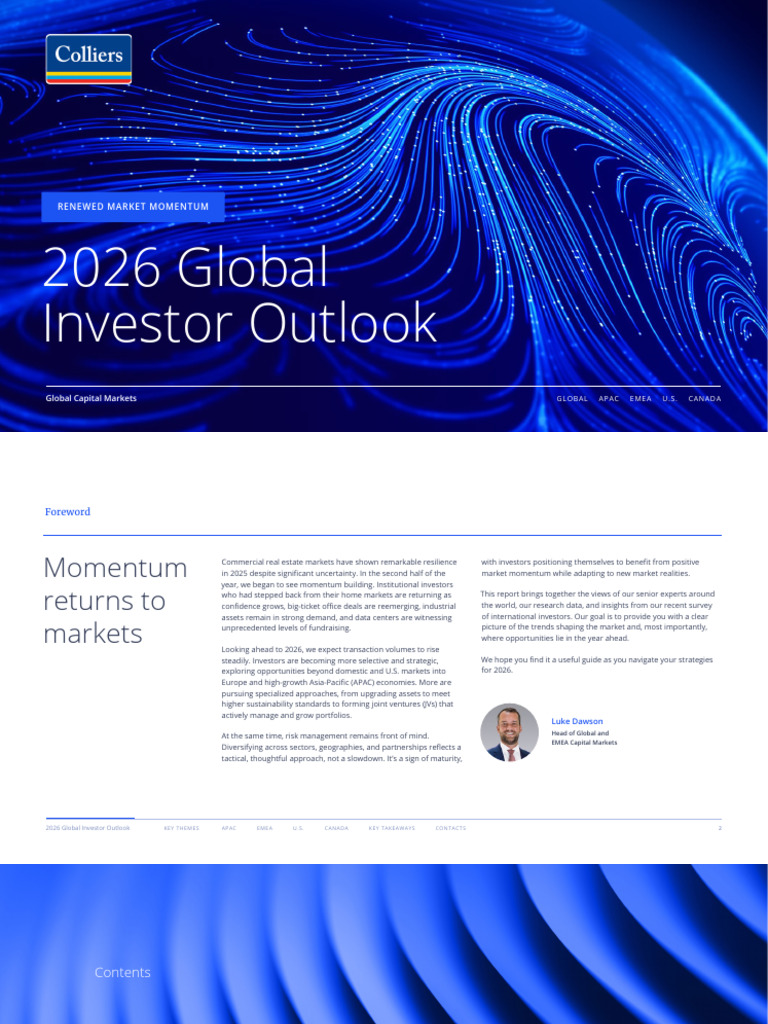 2026 Global Investor Outlook Insights | PDF | Investing | Inflation