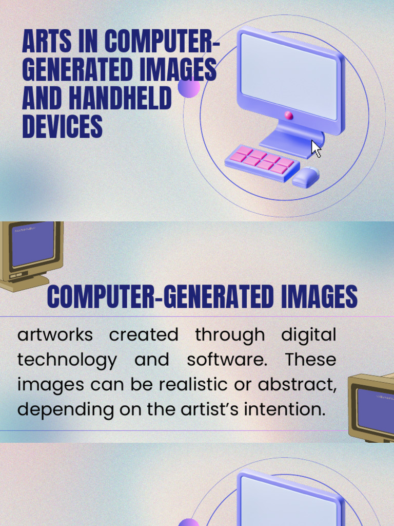 Arts in Computer-Generated Images and Handheld Devices | PDF ...