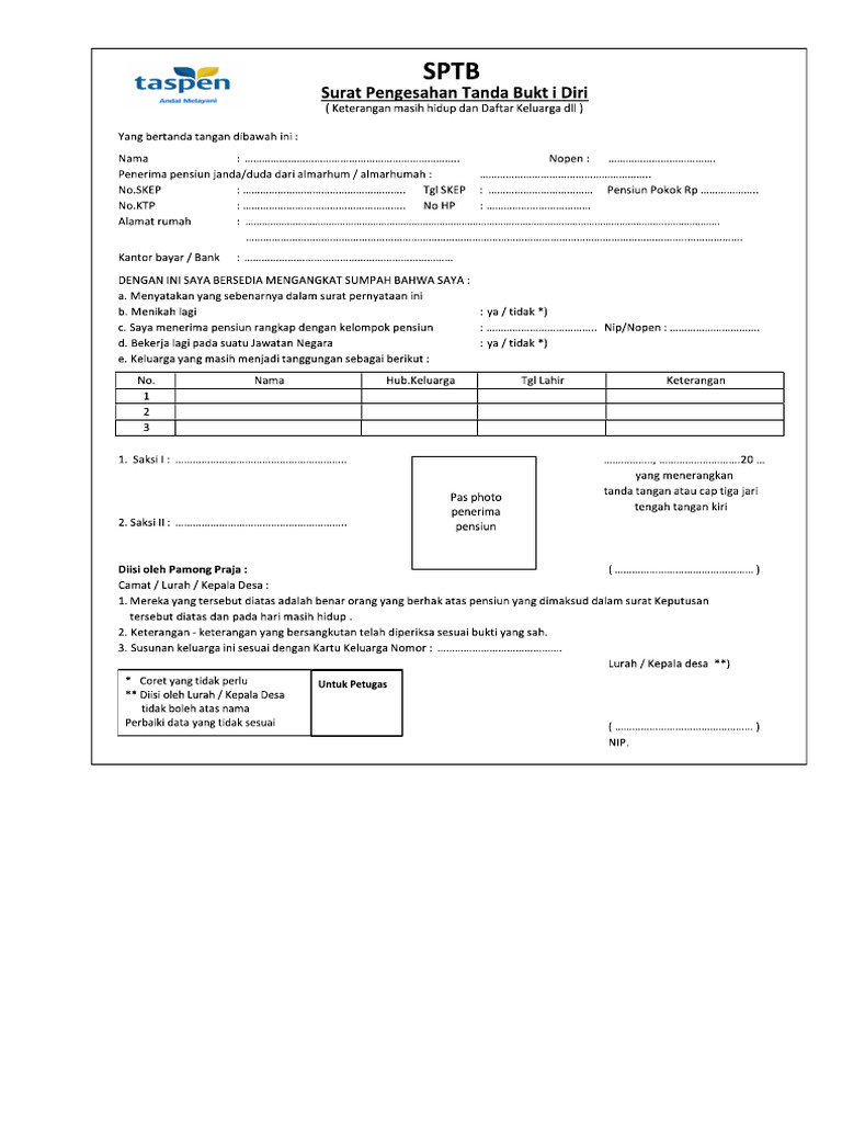 Form SPTB | PDF