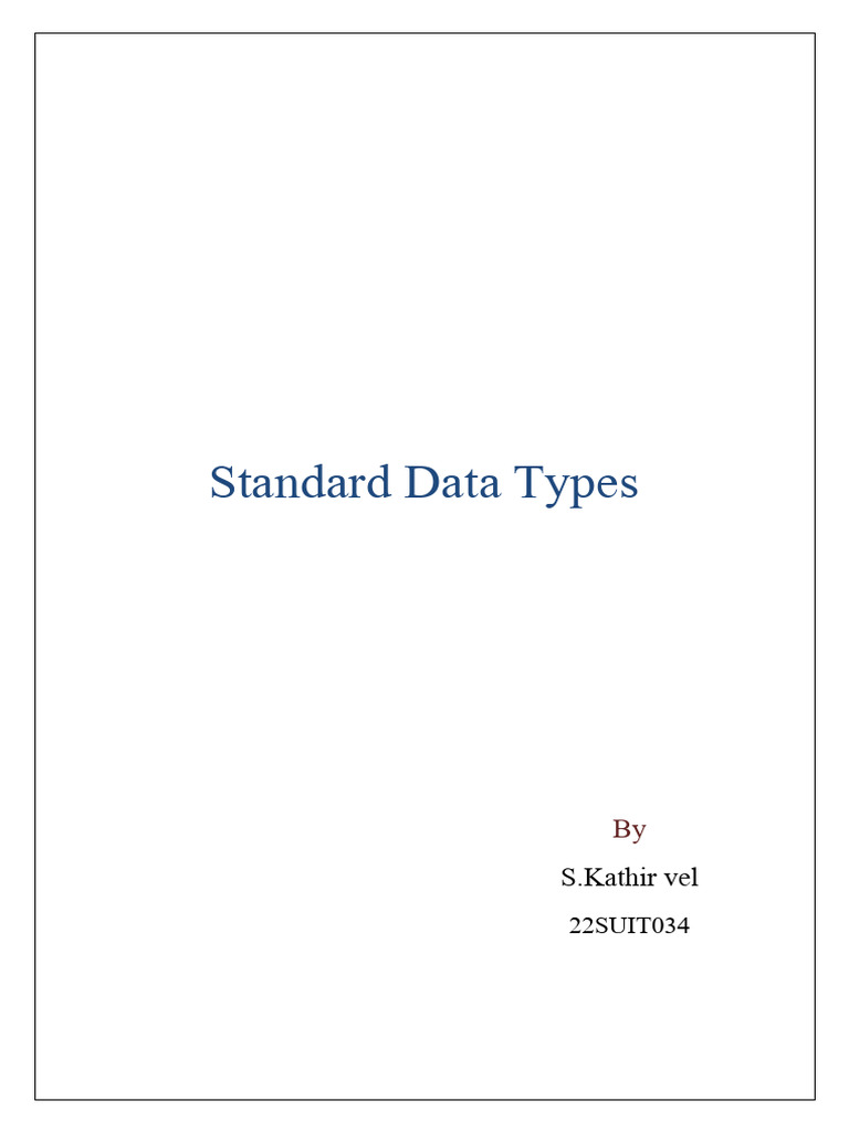 Python Assignment (22SUIT034) | PDF | Data Type | Boolean Data Type