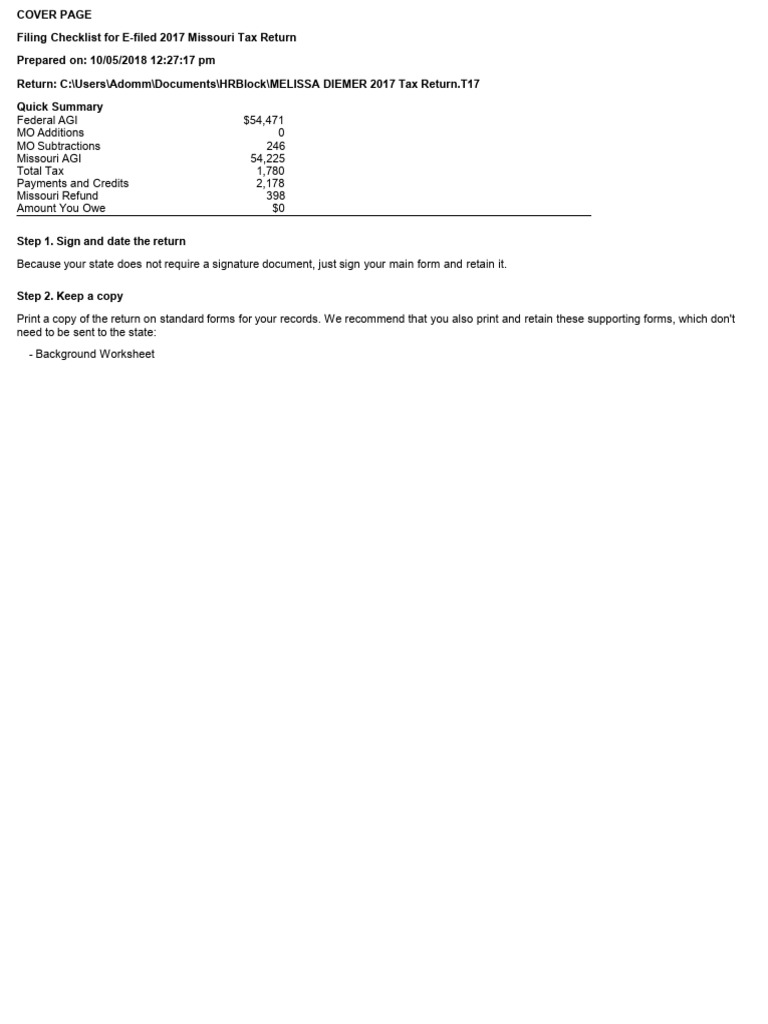 Melissa State | PDF | Social Security (United States) | Taxes