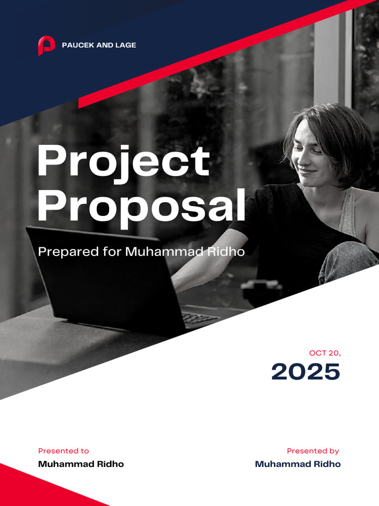 Navy and Red Modern Company Project Proposal | PDF