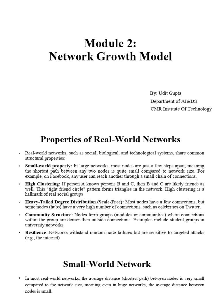Module 2 (1) | PDF | Networks | Operations Research