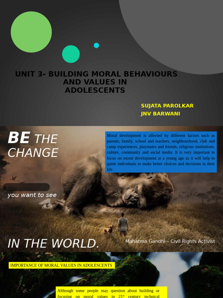 Unit 3 - Building Moral Behaviours and Values in | PDF | Morality ...