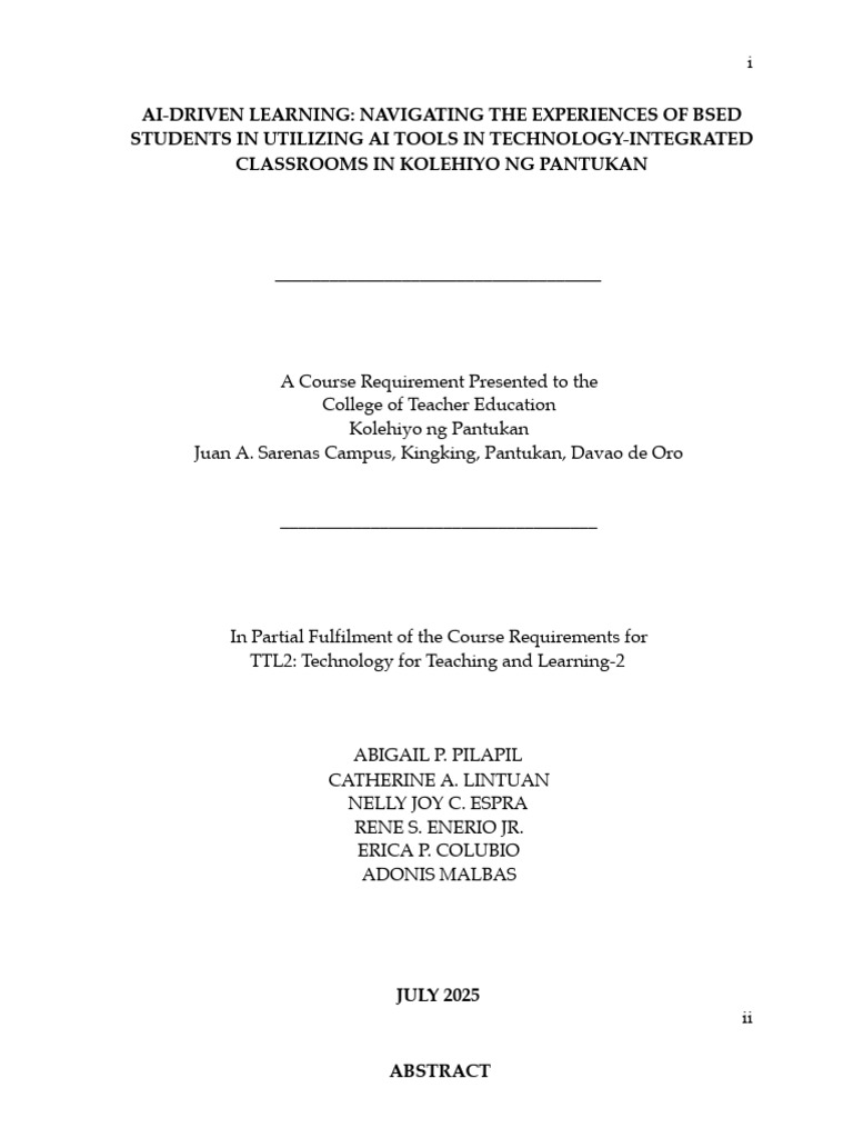 SAMPLE-QUALI | PDF | Artificial Intelligence | Intelligence (AI ...