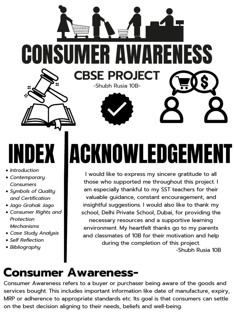 CONSUMER AWARENESS | PDF | Consumer Protection | Safety