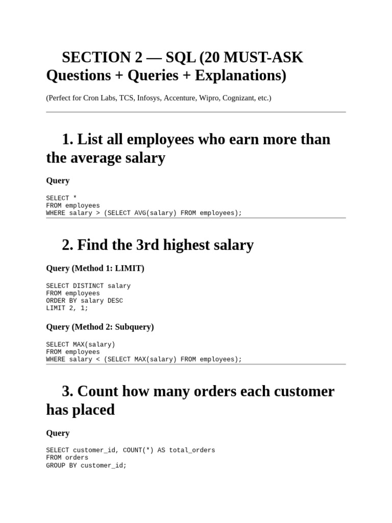 sql (1) | PDF | Sql | Information Retrieval