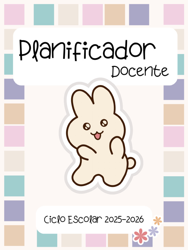 Planificador Escolar 2025-2026 | PDF