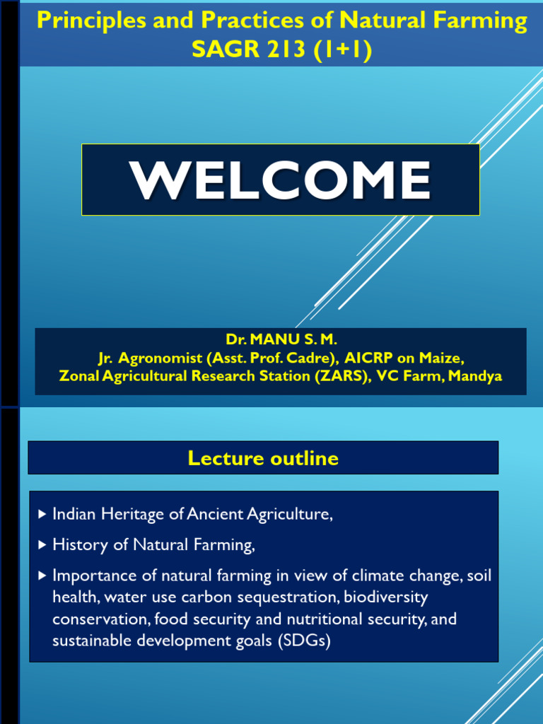 02 - Natural Farming 22092025 | PDF | Agriculture | Sustainable Agriculture