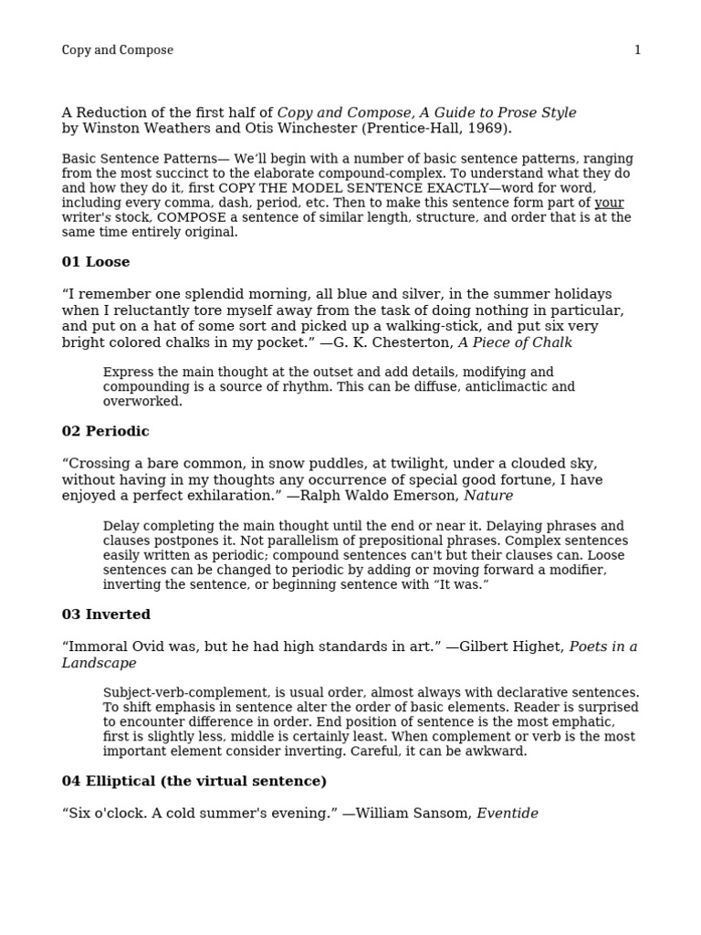 Copycompose 2 | PDF | Comma | Metre (Poetry)