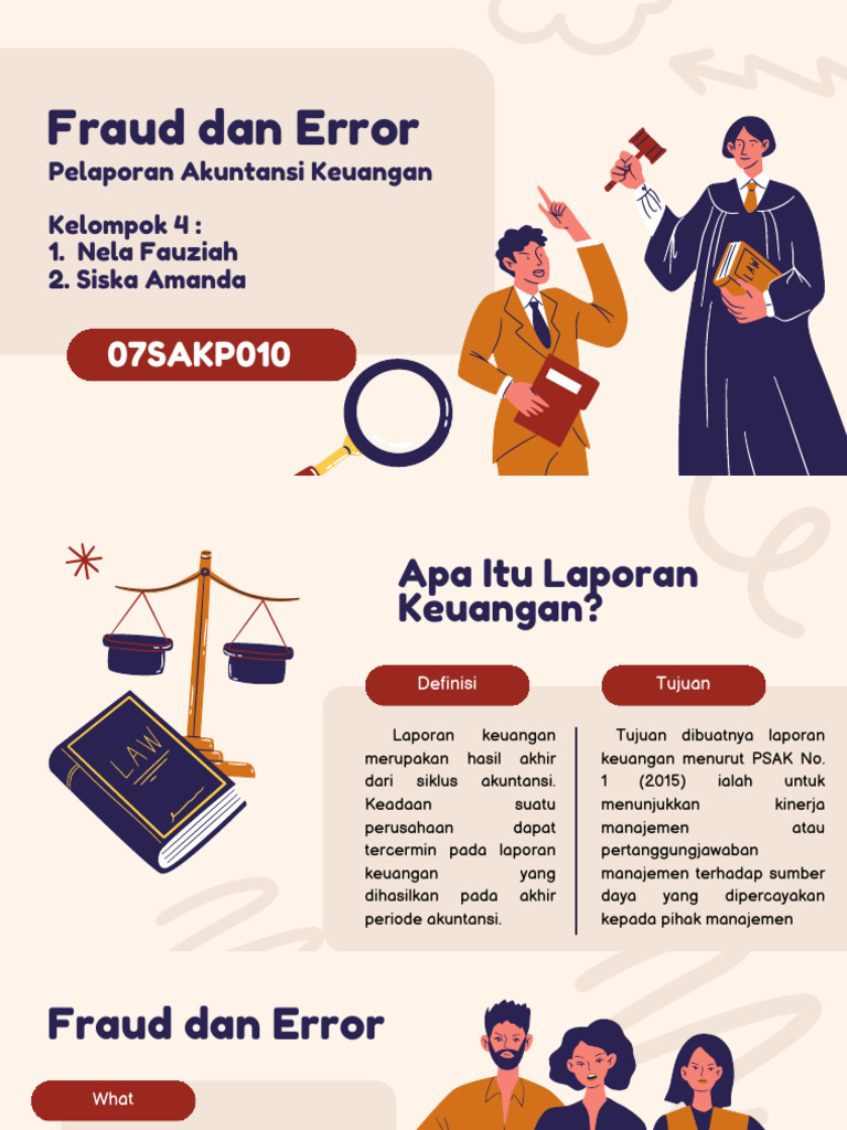 Memahami Fraud dan Error dalam Akuntansi | PDF