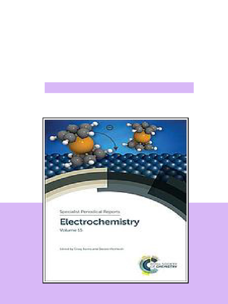 Electrochemistry Volume 15 Banks Craig E Mcintosh Steven all chapters ...