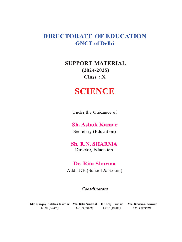 Class10 Science EM Optimize | PDF