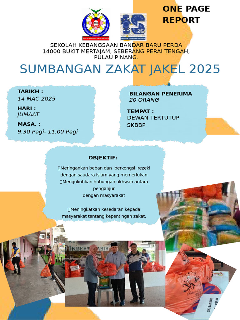 Blue and Orange Geometric Project Proposal Cover Page A4 Document ...