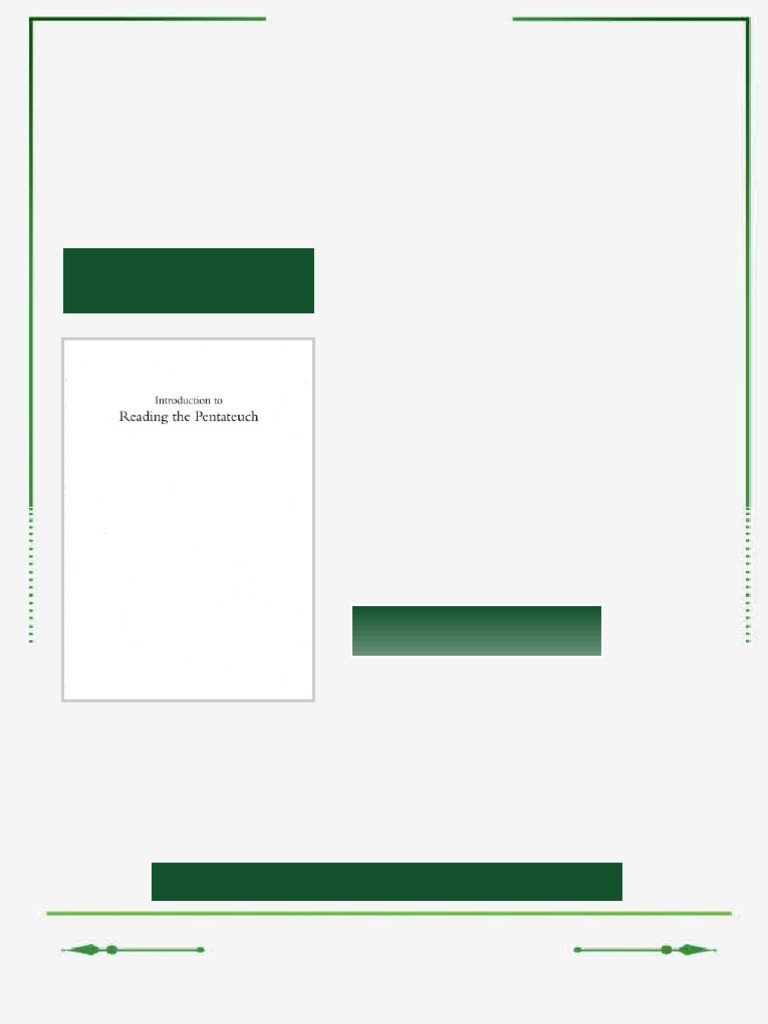 Introduction to Reading the Pentateuch 1st Edition Jean-Louis Ska ebook ...