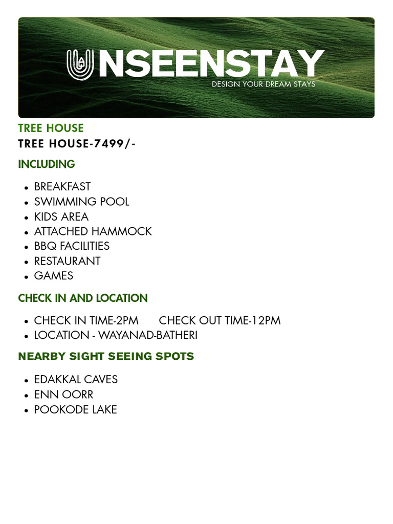 #18 Tree House in Batheri | PDF