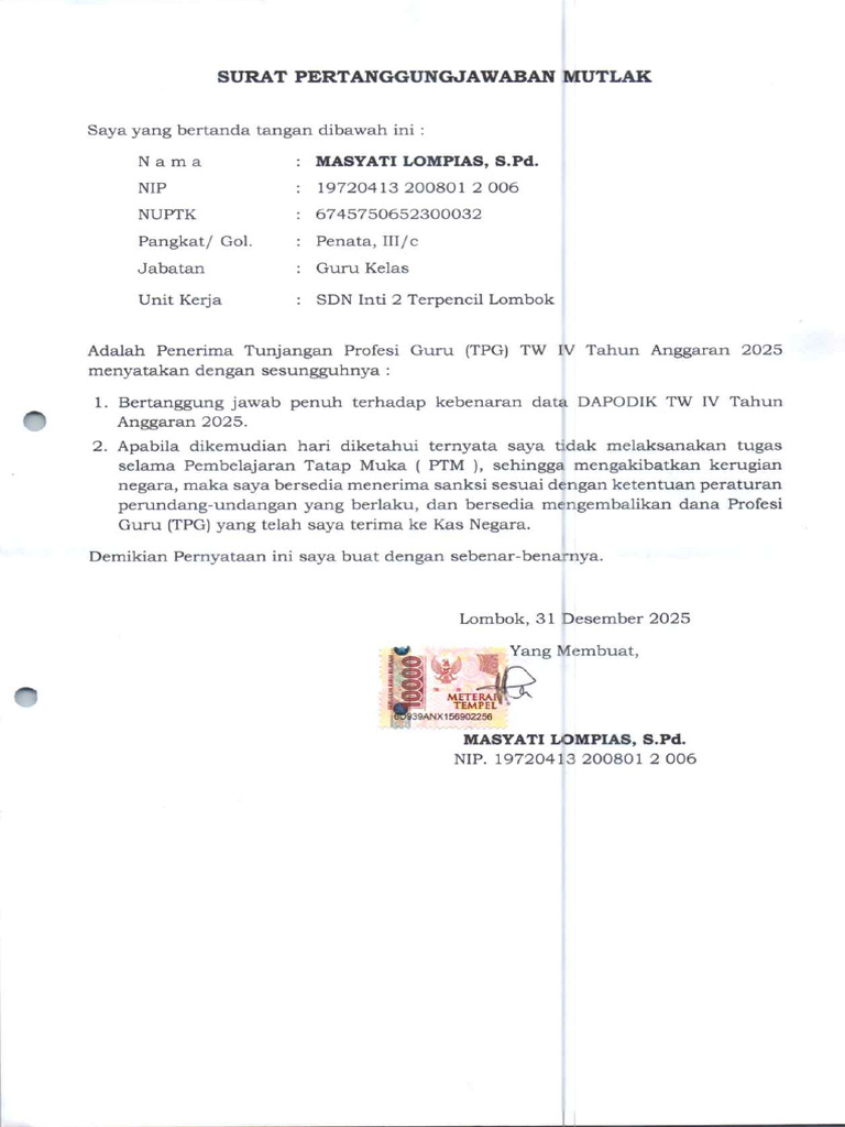 Masyati Lompias | PDF