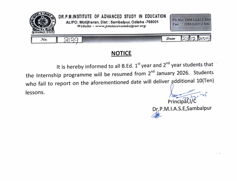 B.Ed. Internship Resumes January 2026 | PDF