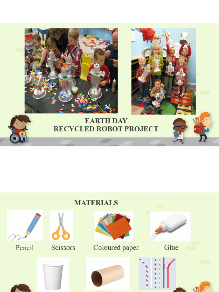 Earth Day Recycled Robot Guide | PDF