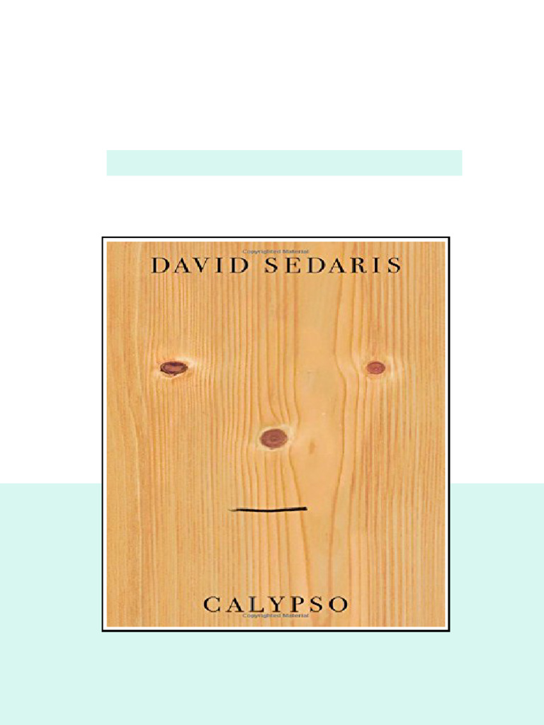 Calypso David Sedaris Full Chapters Included | PDF