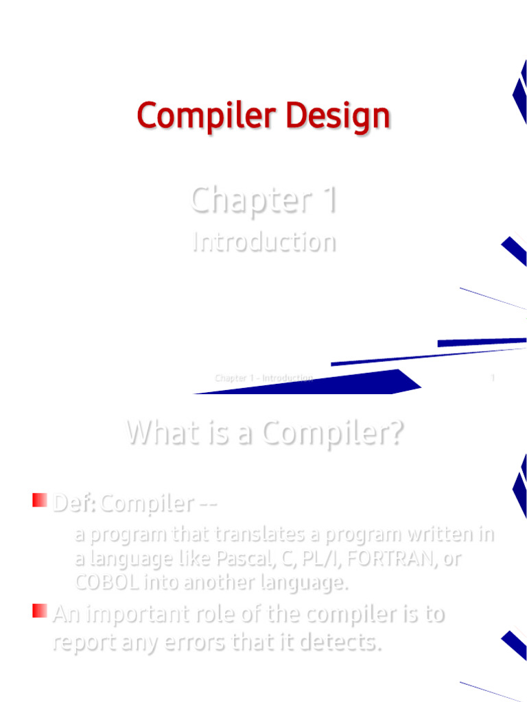 CH-1 | PDF | Compiler | Computer Program