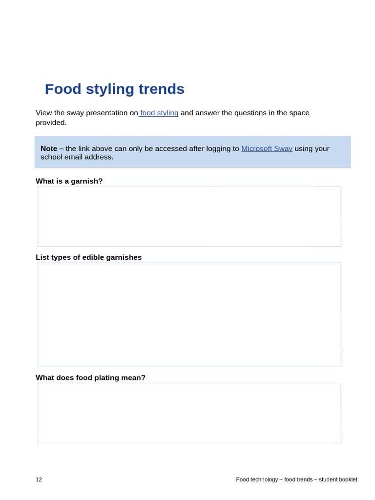 Steven Nguyen - 9FT16 SMYTH Food Styling Trends | PDF