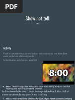Show, Not Tell: Emotion Phrases Guide | PDF | Body Language | Facial ...