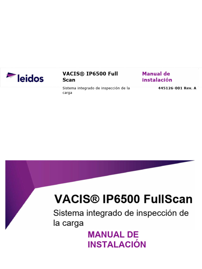 Manual de Instalacion de Equipos de Vision | PDF | Tornillo | Descarga ...