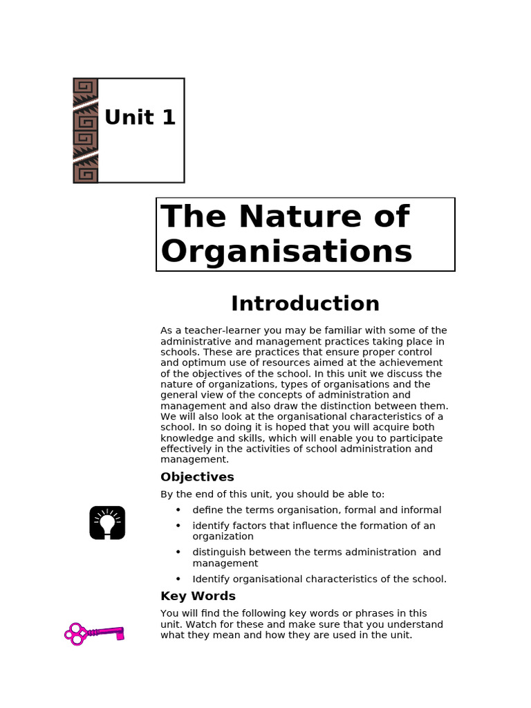 Understanding School Organizations | PDF | Bureaucracy | Division Of Labour