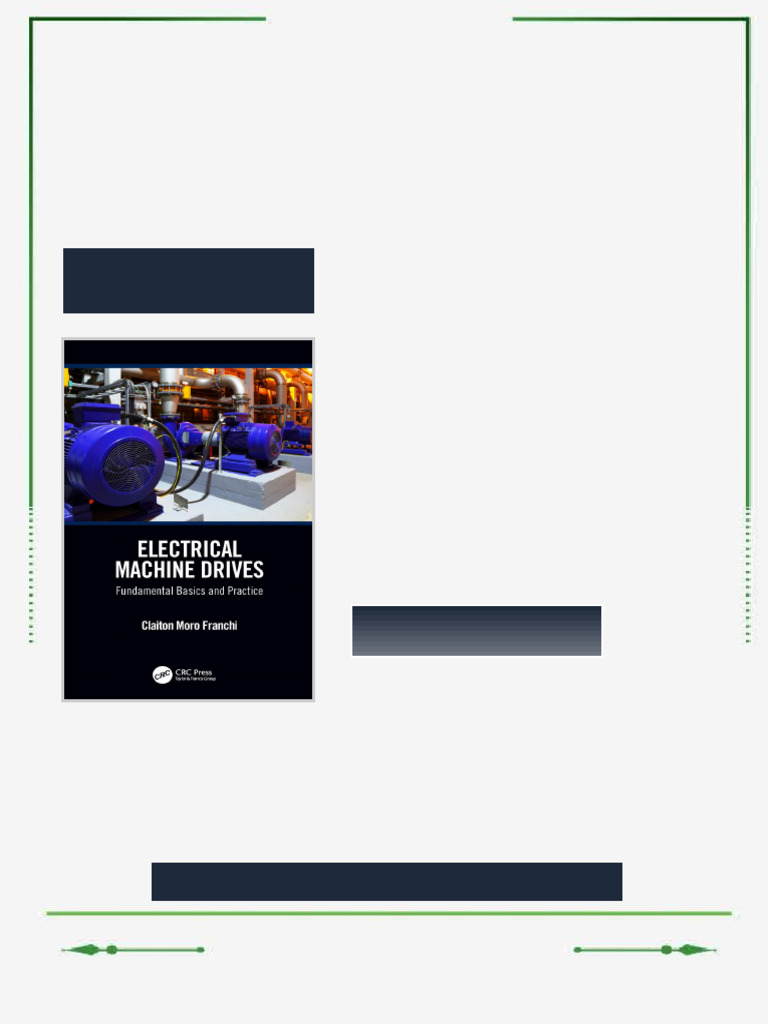 Electrical Machine Drives Fundamental Basics and Practice 1st Edition ...