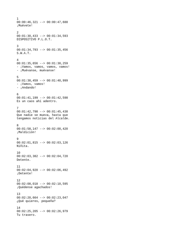 The.nak3d.gun.2025..Es.srt | PDF