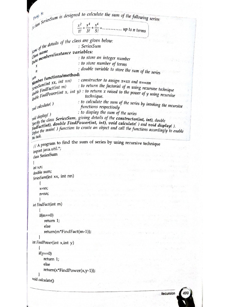 Grade 12 Recursion | PDF