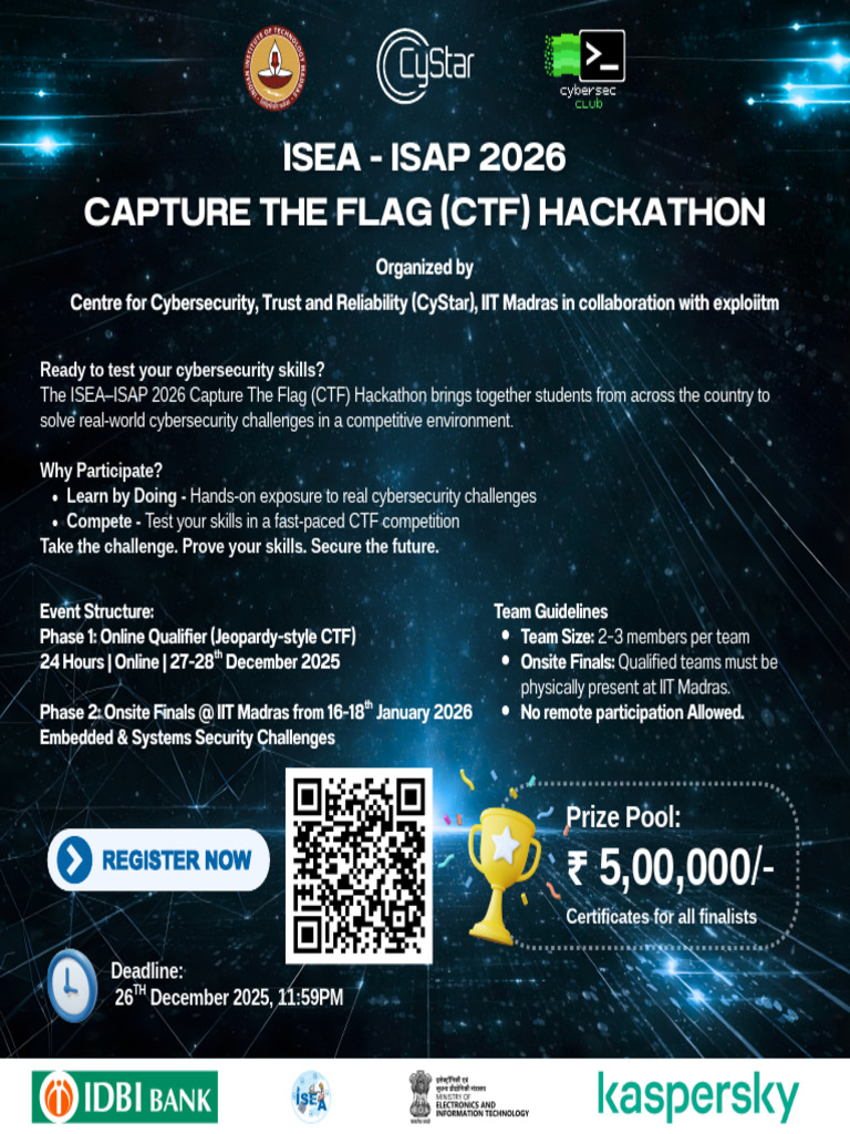 Isea Isap Ctf Poster | PDF