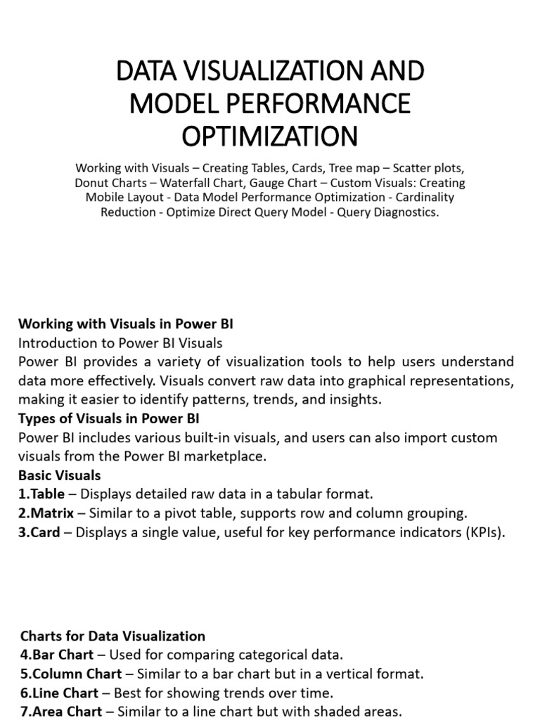 Unit III Power Bi | PDF | Chart | Scatter Plot