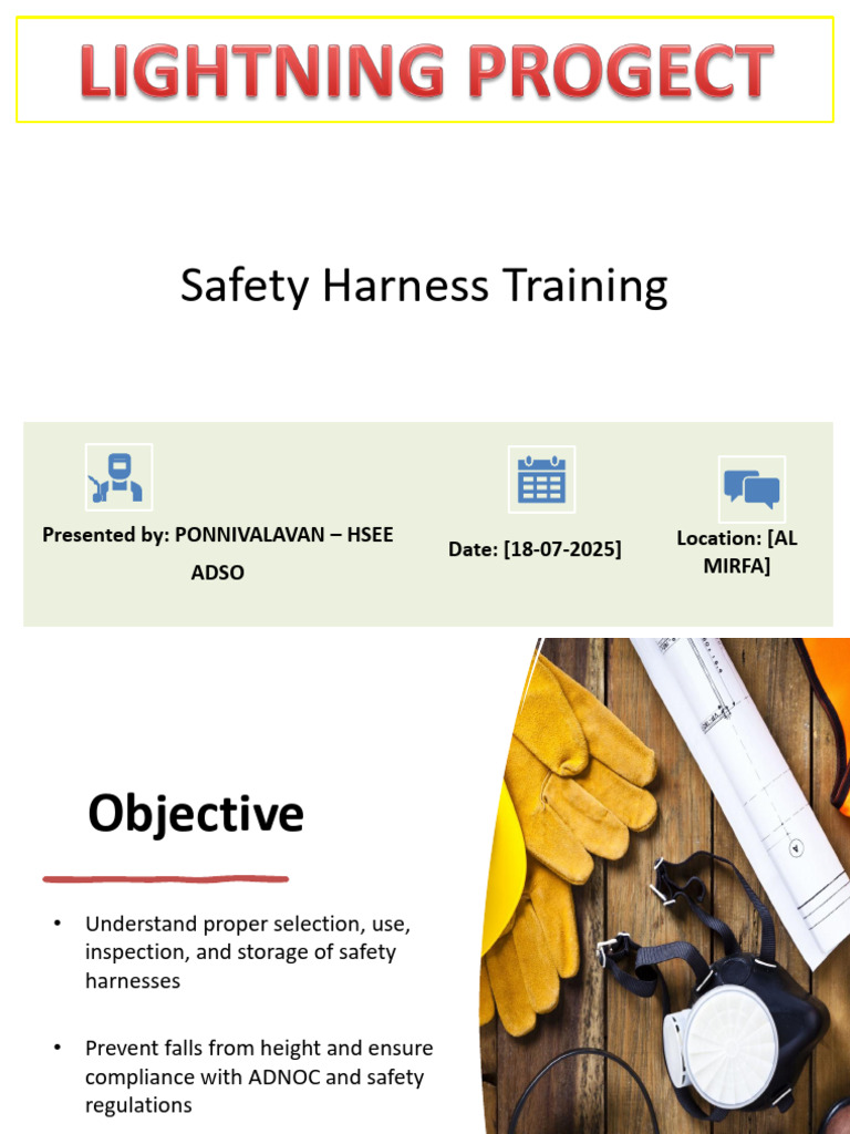 Safety Harness Training Guide | PDF | Working Conditions | Occupational ...
