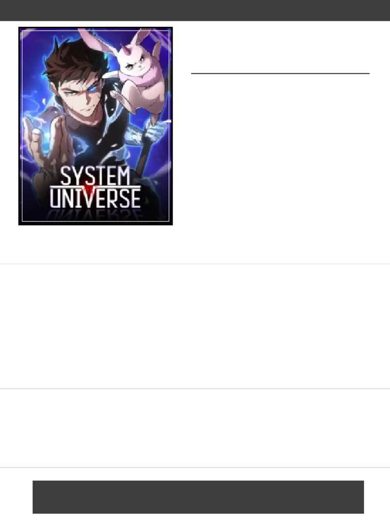 System Universe Chapter 17 Full Access Manga Reading | PDF | Comics ...