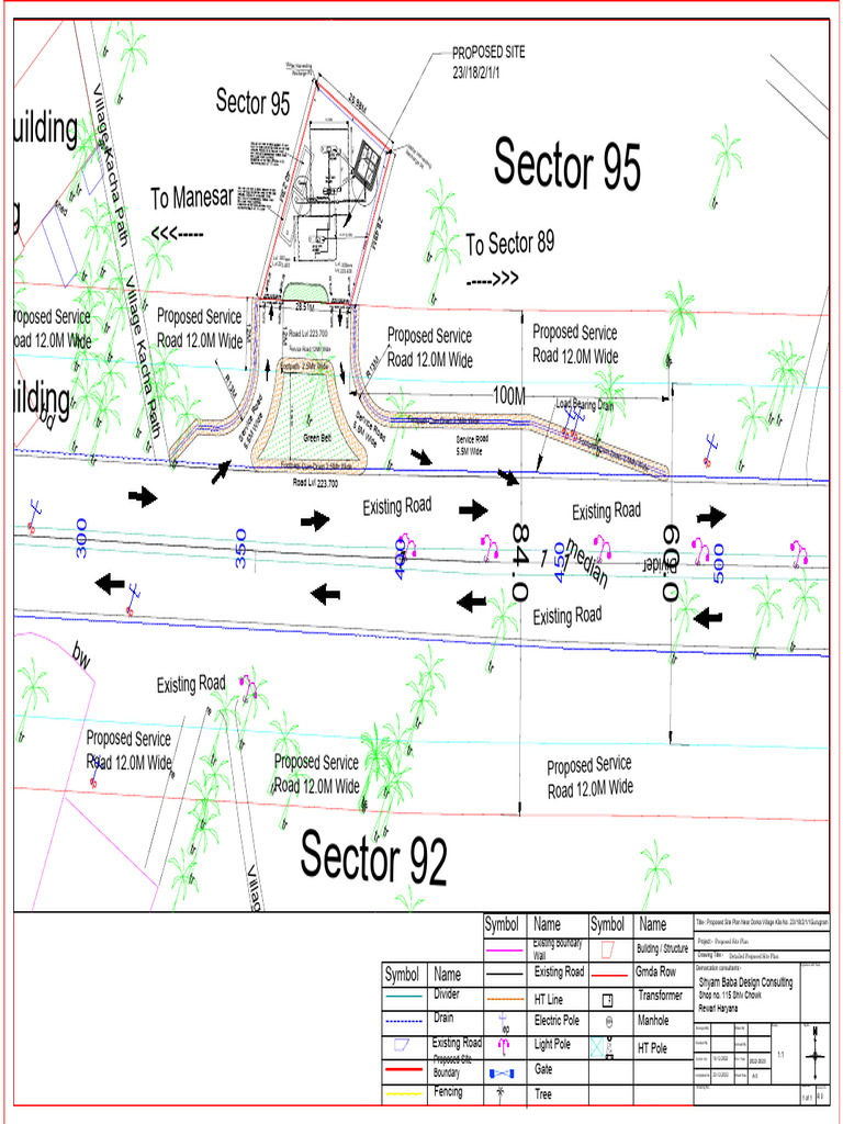Site Plan Sec 9295 New | PDF